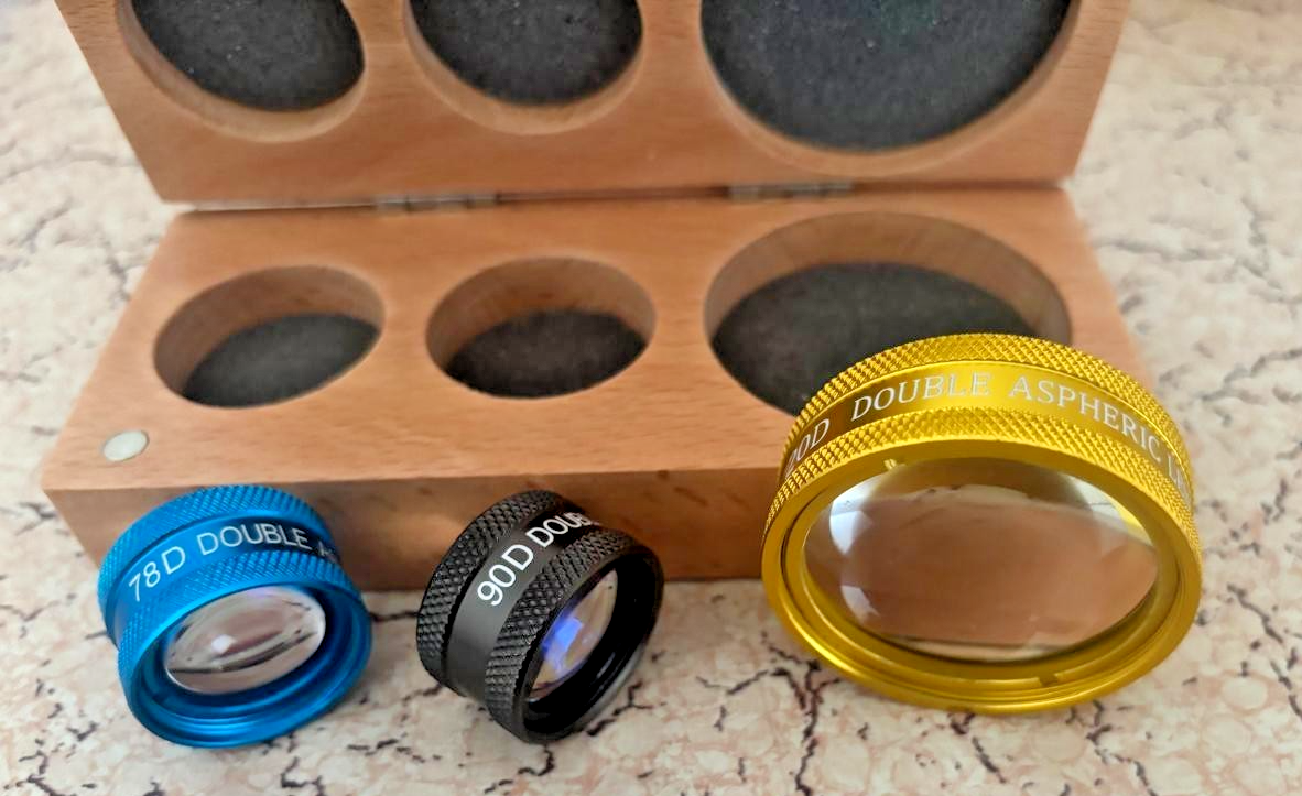 78D + 90D + 20D Aspheric Lens Ophthalmology And Optometry Made In India ...