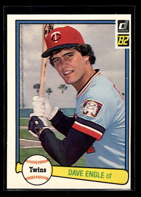 1982 Donruss Baseball #102 Dave Engle "Set Break" Mint Minnesota Twins ...