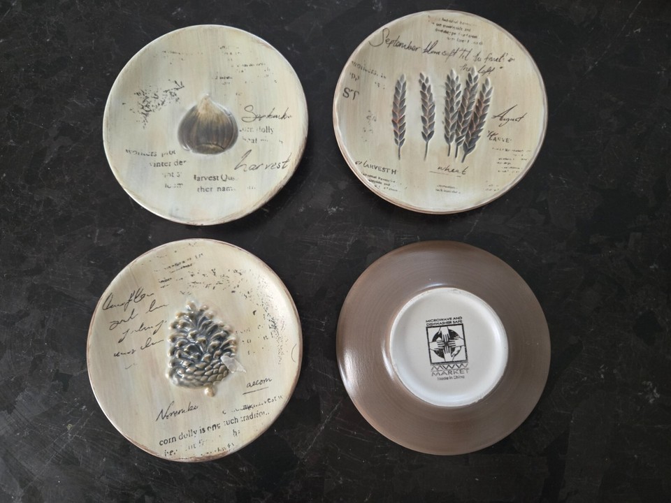 Set of 4 WMM Market mini plates | eBay