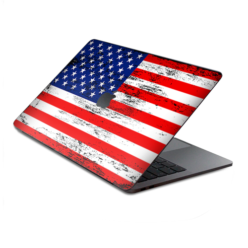 Skins Wrap for MacBook Pro 15 inch Retina Touch american flag ...