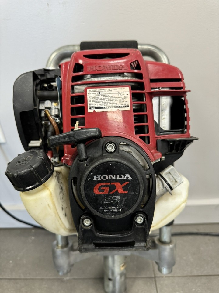Rhino metal post driver Honda GX35 4 cycle gas engine. | eBay