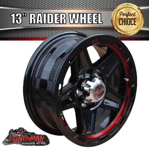 13X5 Raider Alloy Mag Wheel Rim suits Ford Caravan Trailer Boat Jetski ...