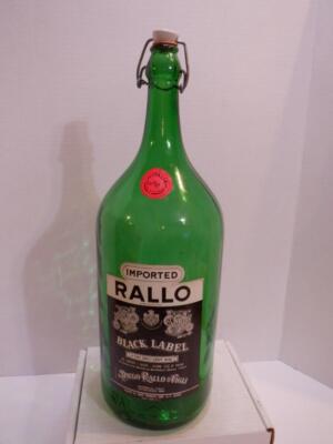 Vintage Rare Imported Rallo Black Label Wine Marsala Italy Green 1 ...