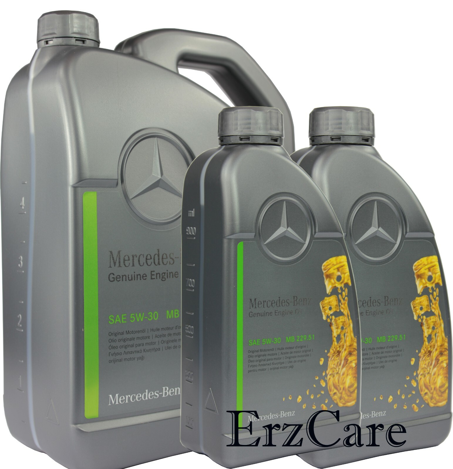 9 Liter Original Mercedes Benz MB 229.51 5W-30 Motoröl 5W30 Motorenöl ...