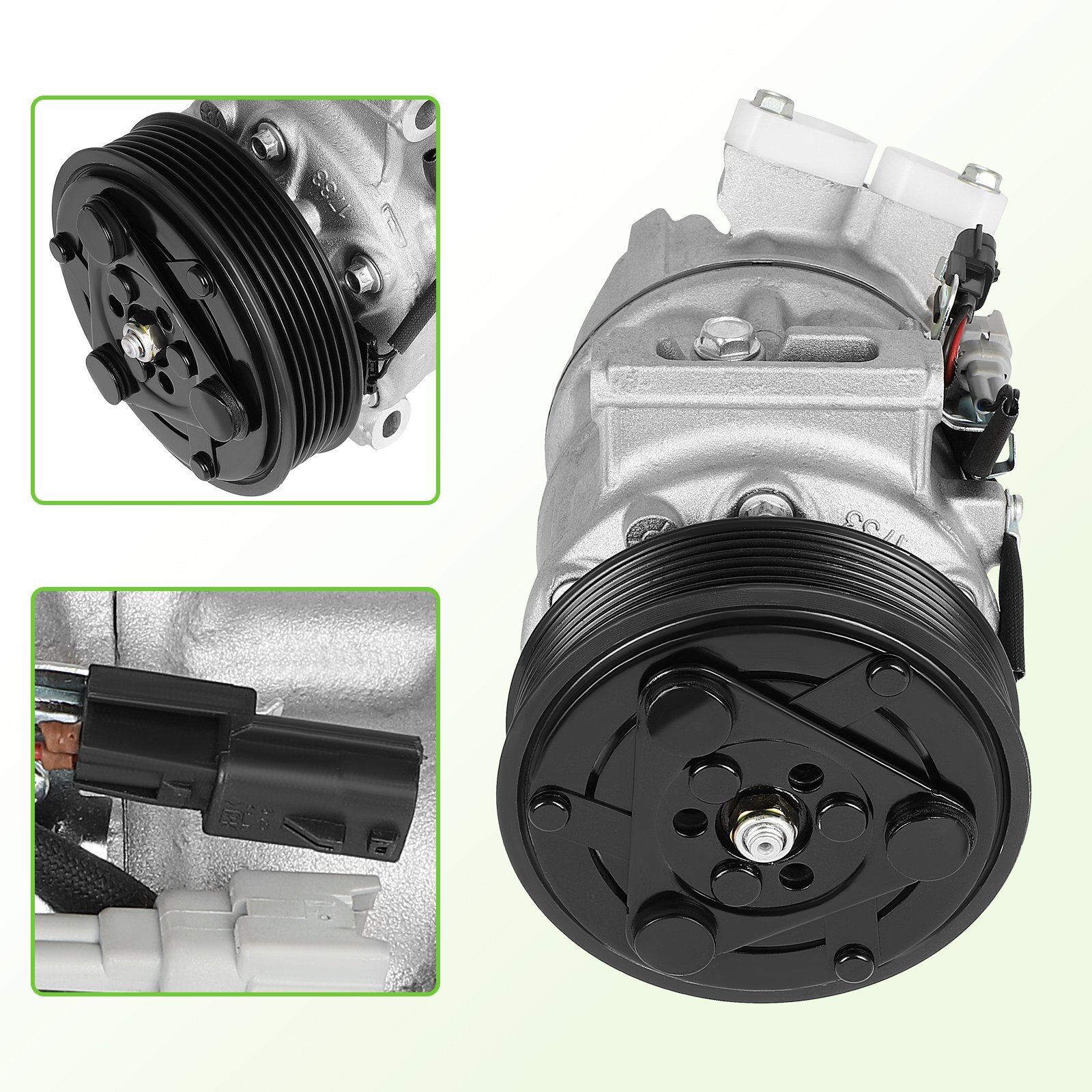 A/C AC Compressor For Nissan Sentra 1.8L 2013 2014 2015-2019 CO 29072C ...