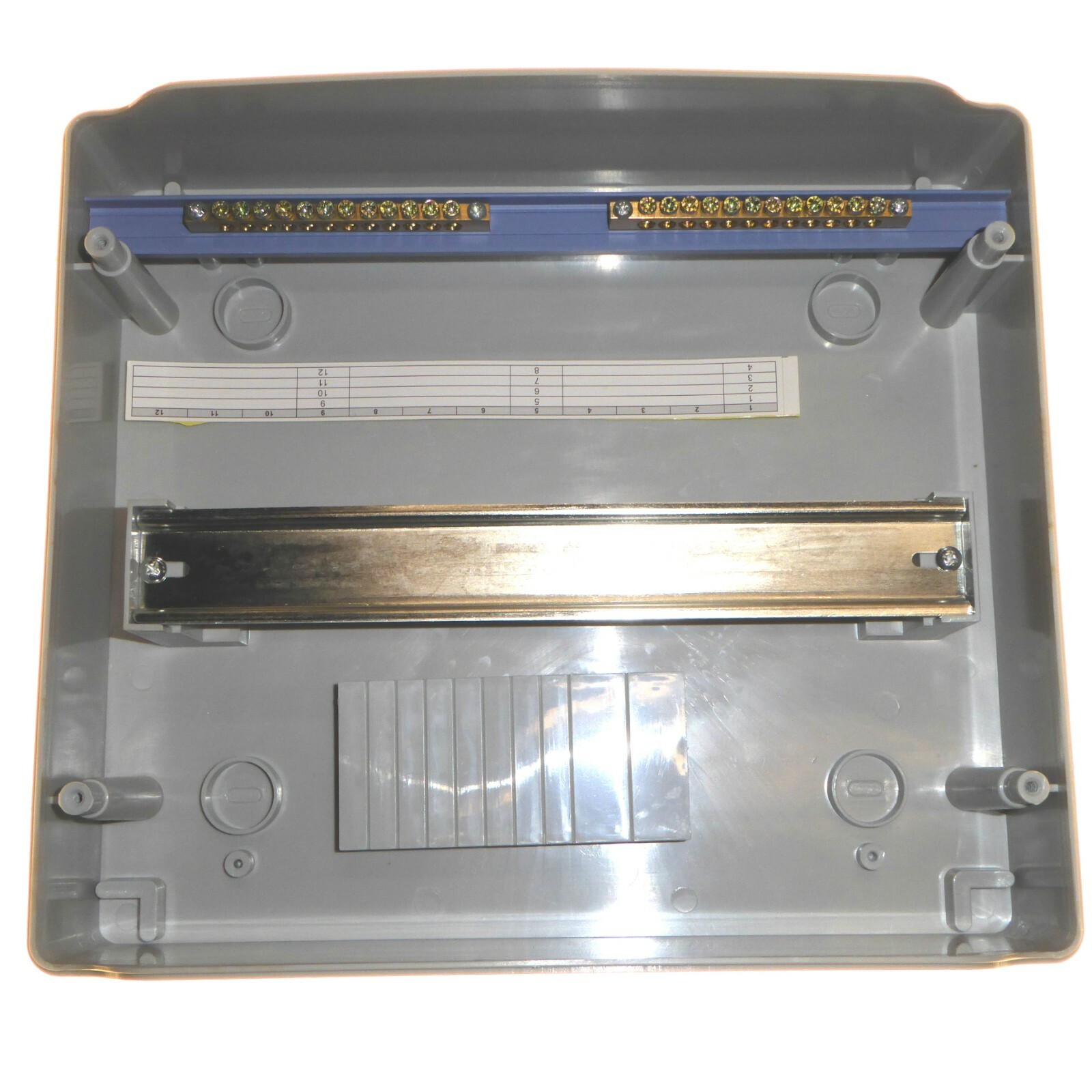 12 Way Weatherproof Consumer Unit Enclosure RCD MCB Contactor Isolator ...