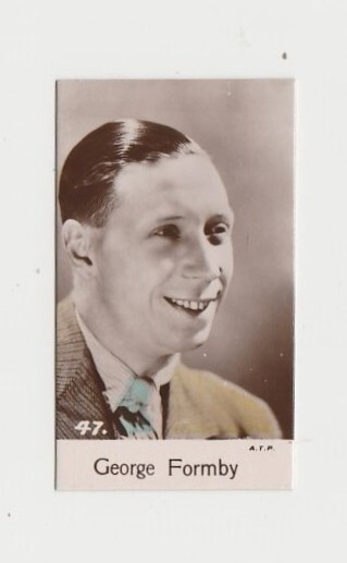 George Formby 1937 Bridgewater Film Stars Small Trading Card - Series 5 ...