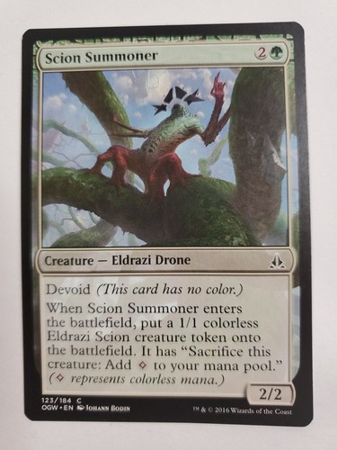MTG Magic The Gathering Card Scion Summoner Creature Eldrazi Drone ...