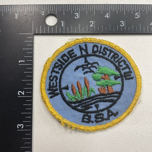 Vtg WESTSIDE DISTRICT BSA Boy Scouts Patch S001 | eBay