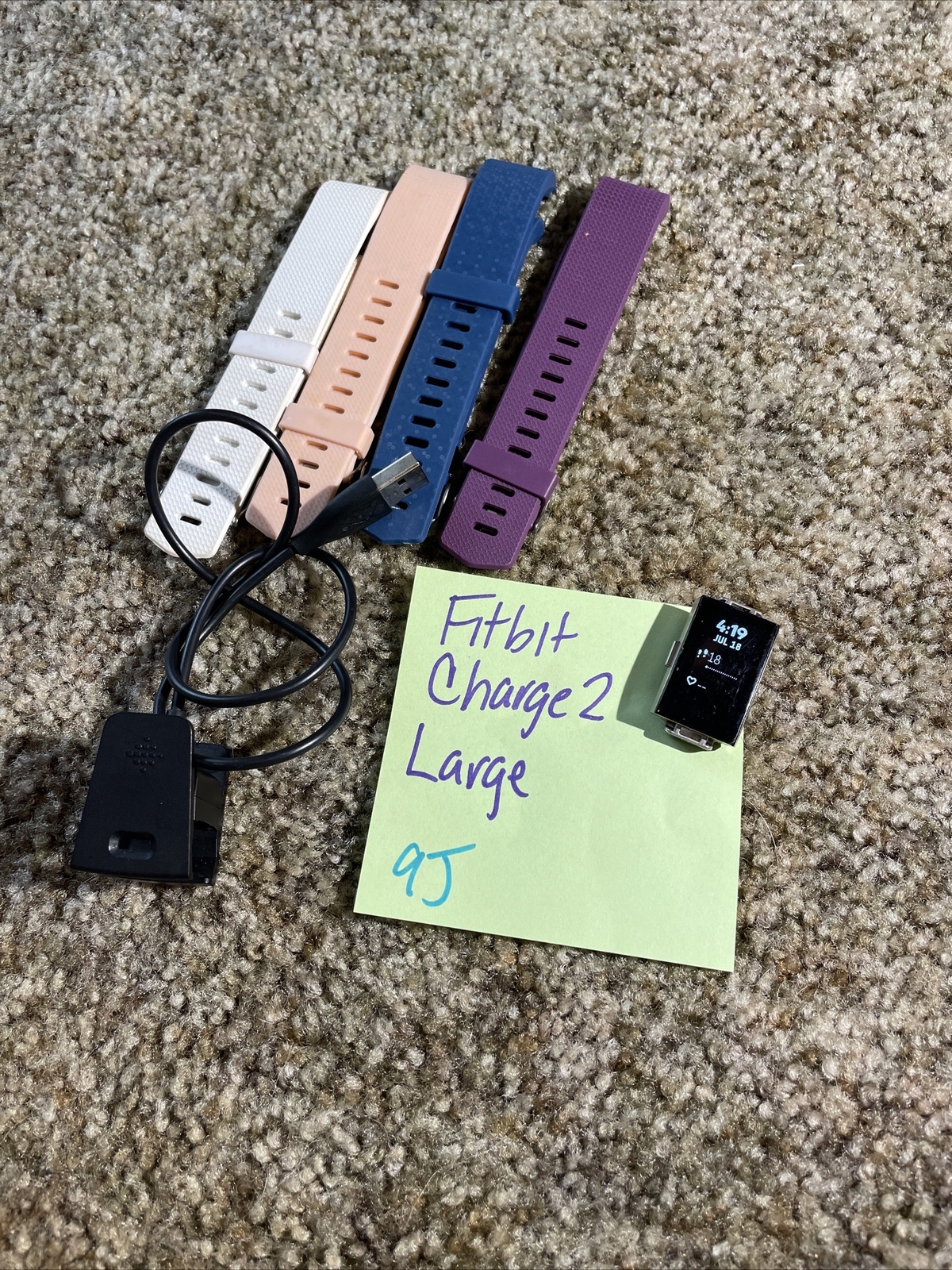 FITBIT Charge 2 Activity Tracker Steps Distance Heart Sleep Calories ...