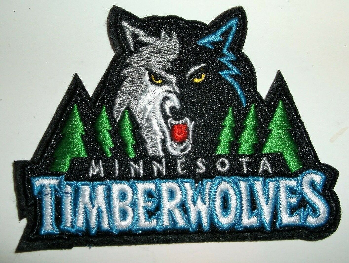 Minnesota Timberwolves Embroidered PATCH~@ 3 1/2 x 2 5/8~Iron or Sew On ...
