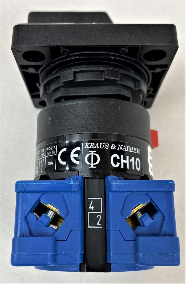 Kraus & Naimer CH10 A201-600.FT2 Steuerschalter rastend 0. - 1. OVP | eBay