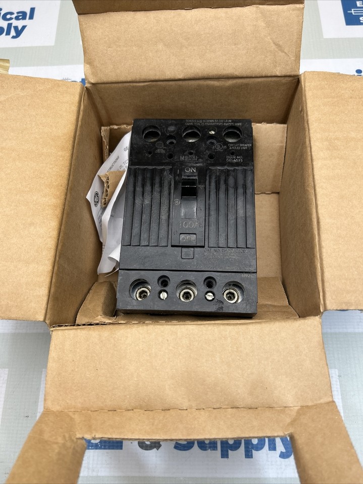 THQD32100WL New In Box 100 Amp 3 Pole GE THQD Circuit Breaker | eBay