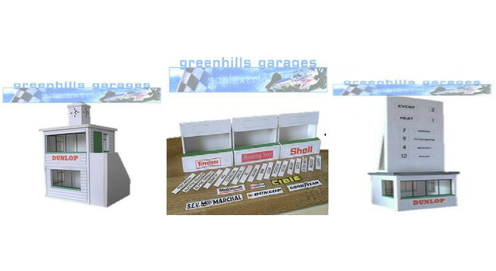 Greenhills Slot Car Buildings Classic Starter Pack Kit 1:32 Scale ...