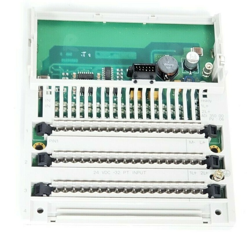 SCHNEIDER MODICON TSX MOMENTUM 170ADI35000 I/O BASE 24VDC-32PT IN PV ...