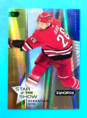 Sebastian Aho 2021-22 Upper Deck Synergy "Star of the Show" #SOS-8 ...