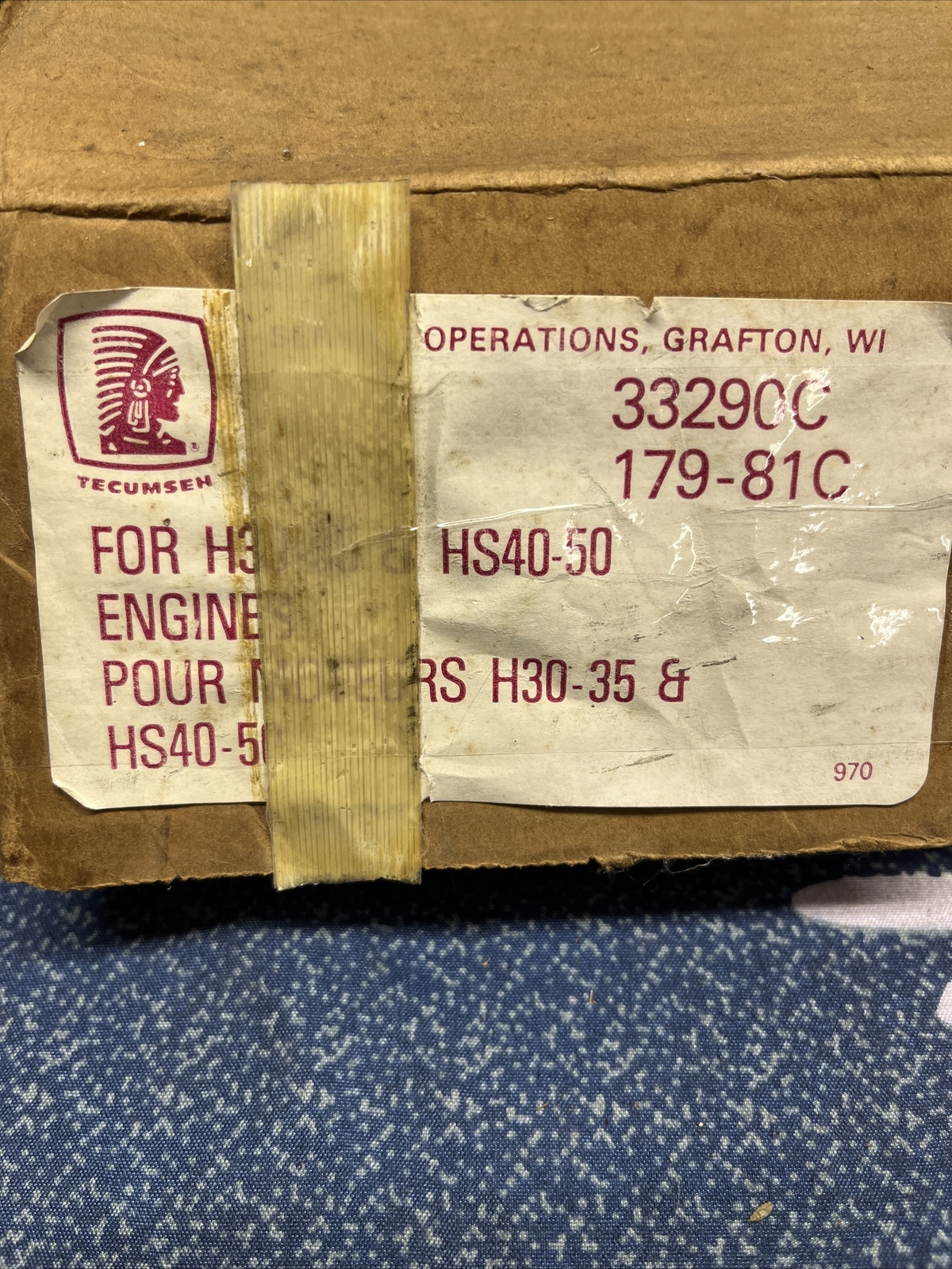 NOS OEM Tecumseh H30-35, HS40-50 Electric Starter 33290D | eBay