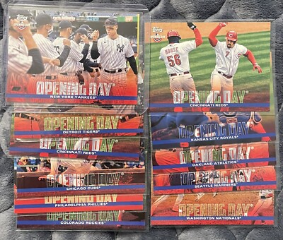 2022 Topps Opening Day 10 Different Opening Day Cards. CD0053 | eBay