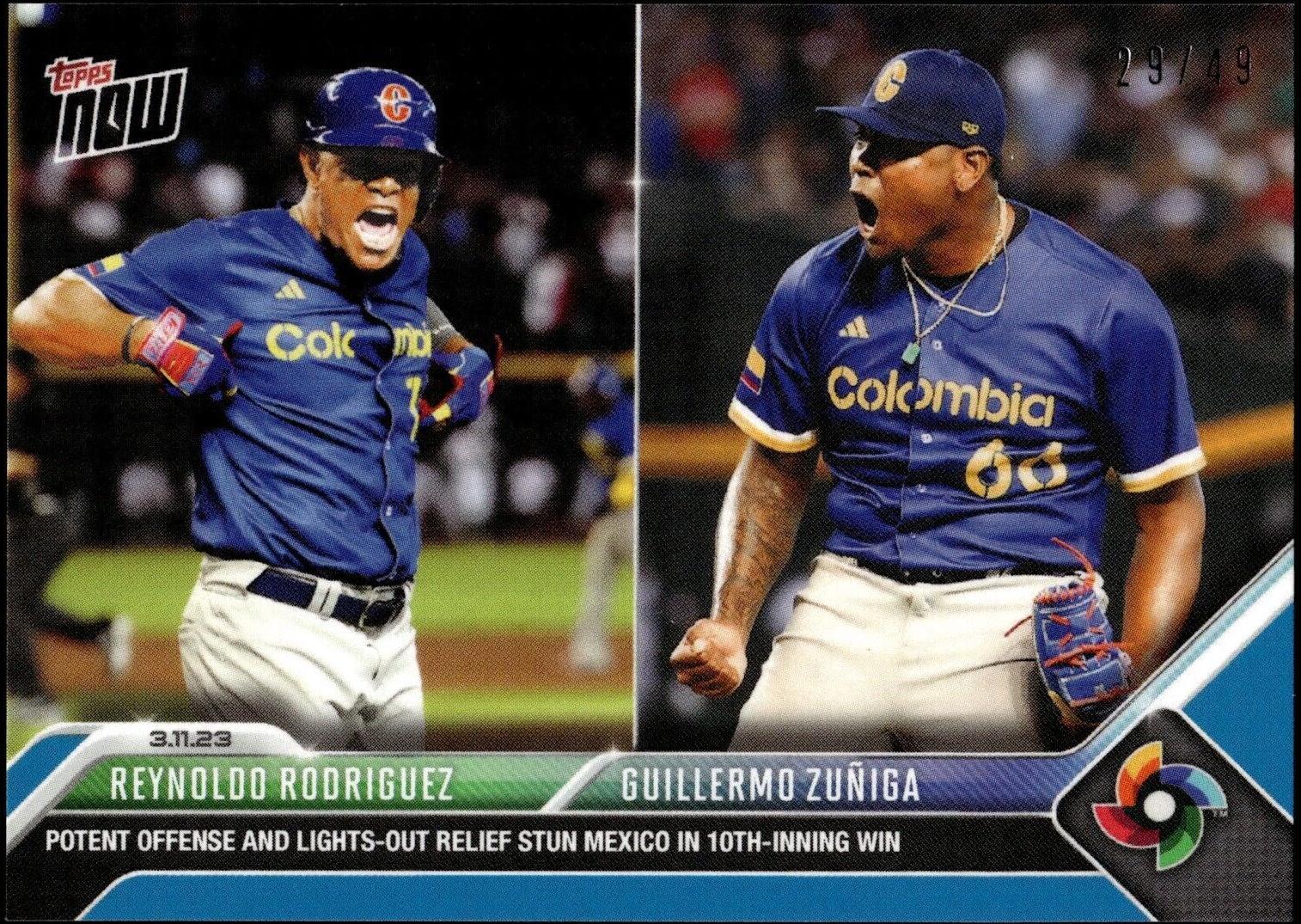 2023 Topps Now World Baseball Classic - Reynaldo Rodriguez, Guillermo ...