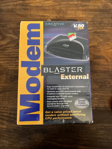 Creative Modem Blaster EXTERNAL V.90 56K WINDOWS | eBay