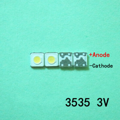 200pcs LED Backlight LED 3537 3535 3V Cool White for SAMSUNG LED TV ...