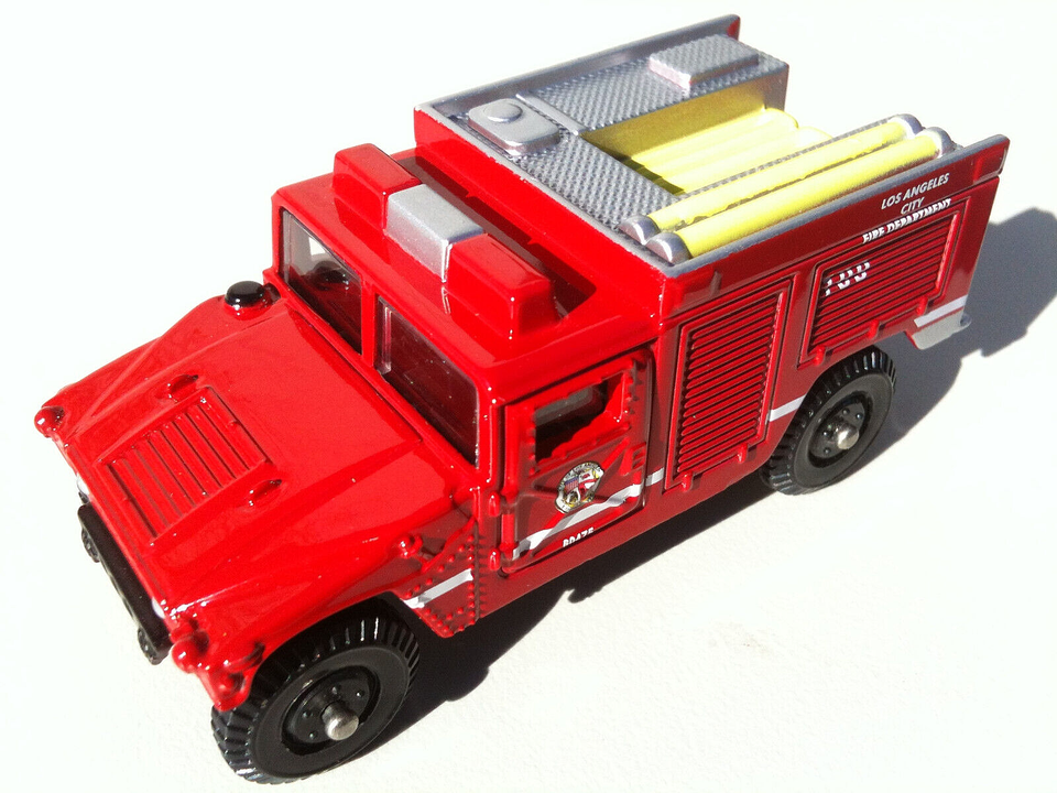 Corgi AM General HMMWV Hummer Los Angeles Fire Dept Fighting Machine 1: ...