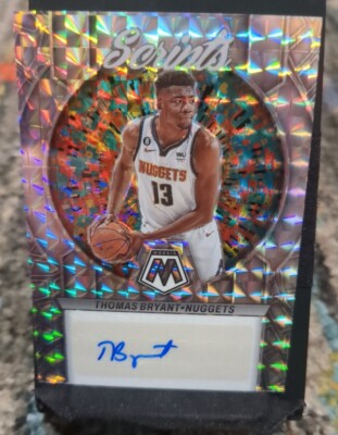 Thomas Bryant Scripts 2022-23 Panini Mosaic Auto - Denver Nuggets #MS ...