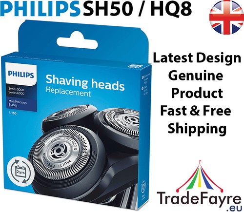 GENUINE Philips SH50 / HQ8 Shaver Head/foils/cutters | eBay UK