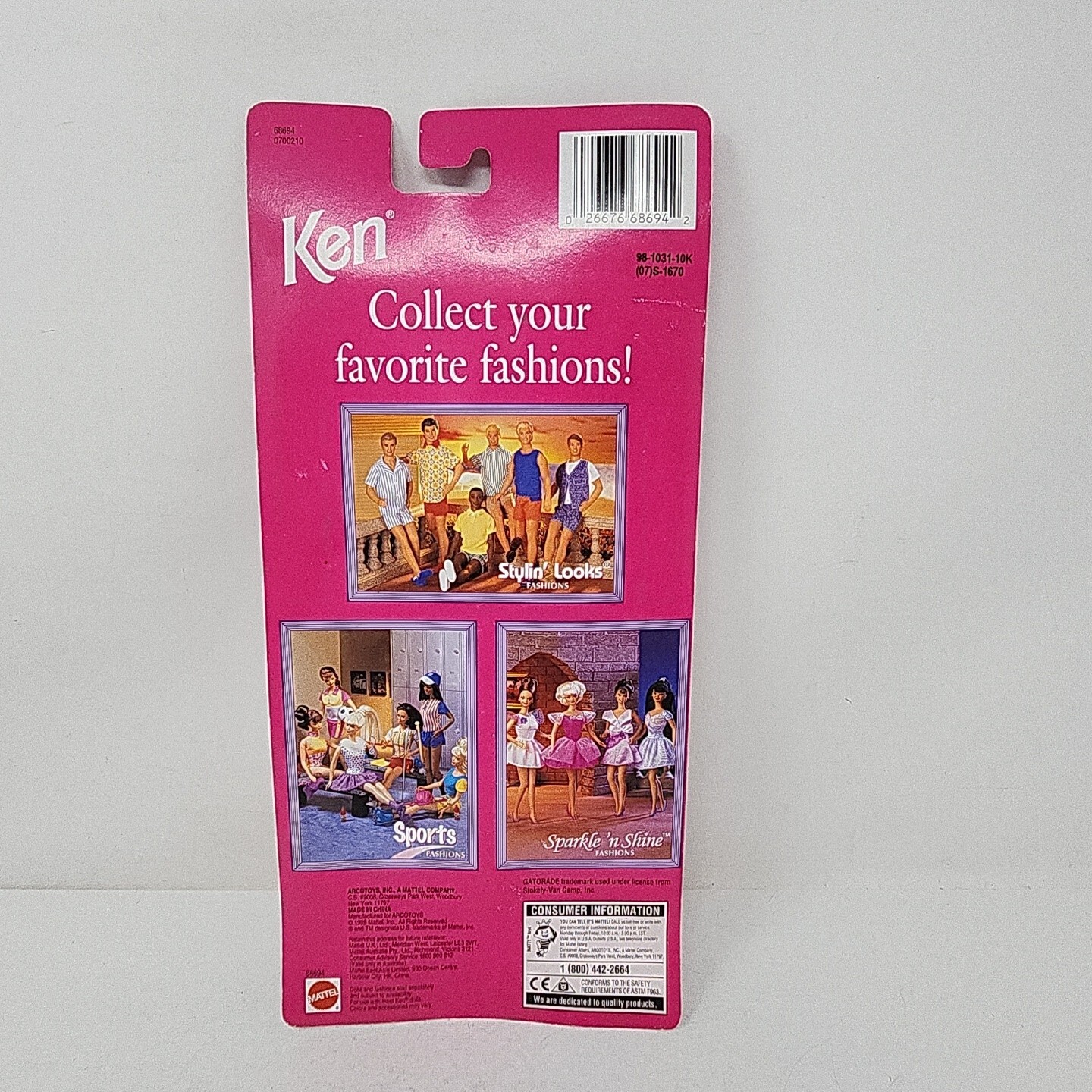 Vintage 1998 Mattel Barbie Ken Sporting Life Fashions Clothing Baseball ...