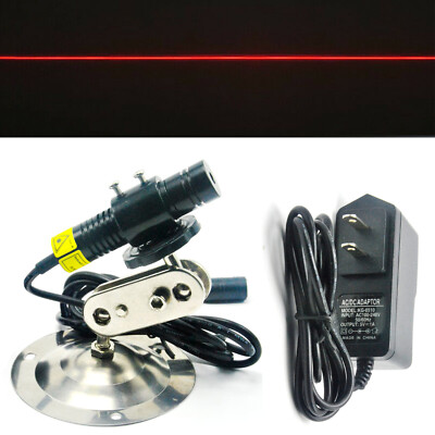 650nm 50mw 5V Red Line Laser Locator Module Diode with Adapter& holder ...