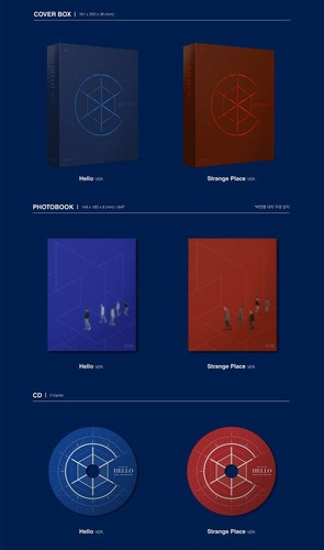 CIX HELLO CHAPTER 2. [HELLO, STRANGE PLACE] Album 2 Ver SET+Book+Card+etc KPOP | eBay