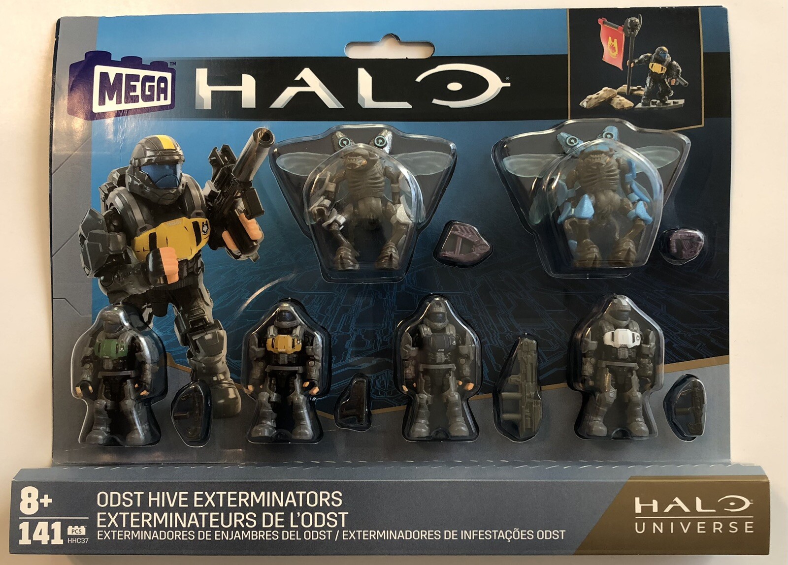 Mega Construx HALO Red Team Warthog Rescue & ODST Hive Exterminators ...