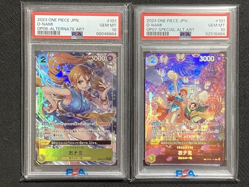 PSA 10 ONami SP OP07 OP06-101 500 Years In The Future set ONE PIECE ...
