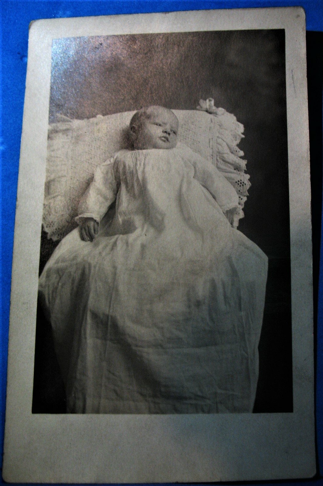 Vintage Black + White Photo Postcard of 1 mo. Baby Laurel Hazel ...