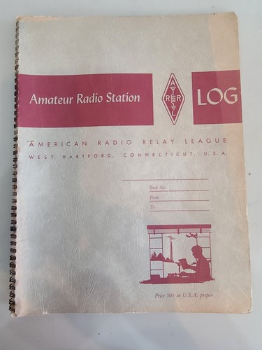 ARRL Amateur Radio Station Log vintage bound log book | eBay