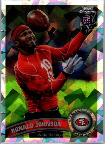 2011 Topps Chrome - Ronald Johnson #204 Crystal Atomic Refractor /139 ...