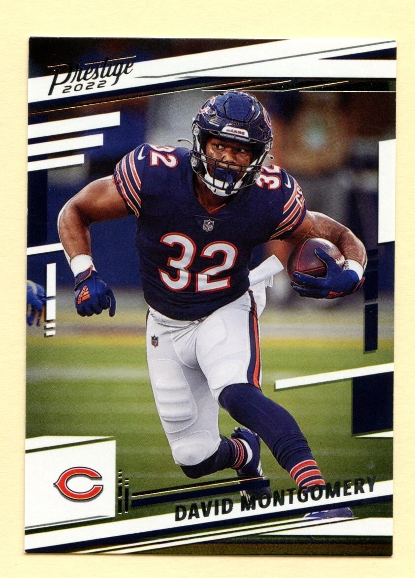2022 Panini Prestige Football David Montgomery card #49 Chicago Bears ...