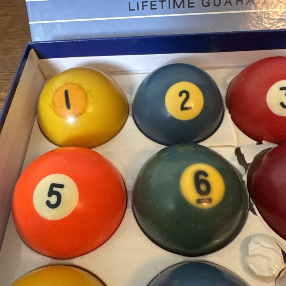 Vintage Level Best Magnum Pool Ball Set - Collectible Billiard Balls | eBay