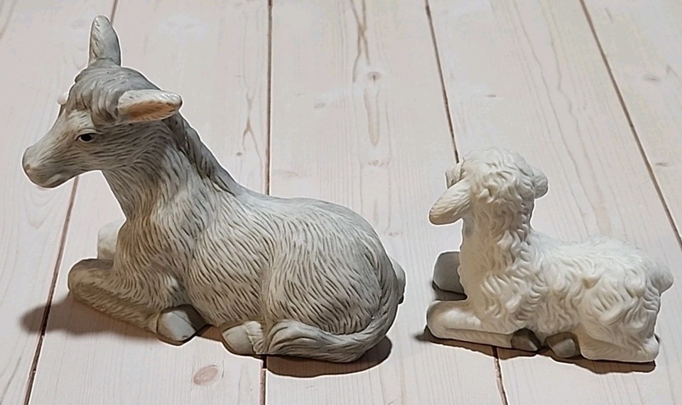 1994 Beautiful Lefton "The Christopher Collection" 11 Piece Nativity ...