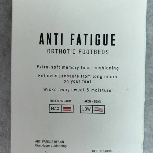 New Red Wing Shoes Anti Fatigue Orthotic Footbeds Shoe Inserts Mens 9 ...