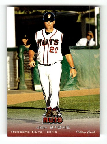 2013 Grandstand Modesto Nuts Update Jon Stone BXCP10 | eBay