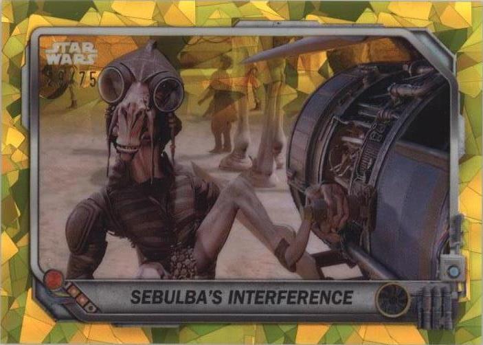 Sebulba's Interference - 2024 Topps Chrome Sapphire Edition Star Wars ...