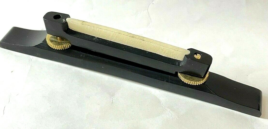 Archtop Guitar Ebony Wood Bridge Gold Hardware Bone Saddle Jazz Guitar ...