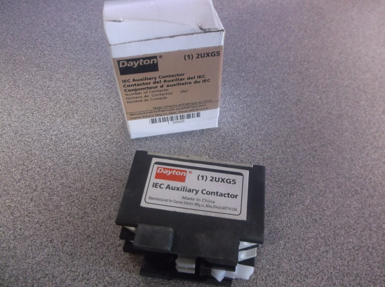 New 2UXG5 IEC Auxiliary Contact Block, 3/1.5 Amps, Front Mounting (A63F ...