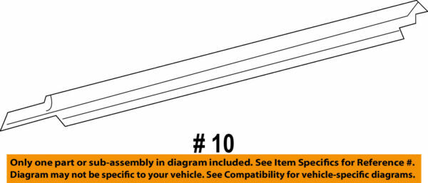 6823052140 Toyota Weatherstrip ASSY 68230-52140 Genuine OEM Part for ...