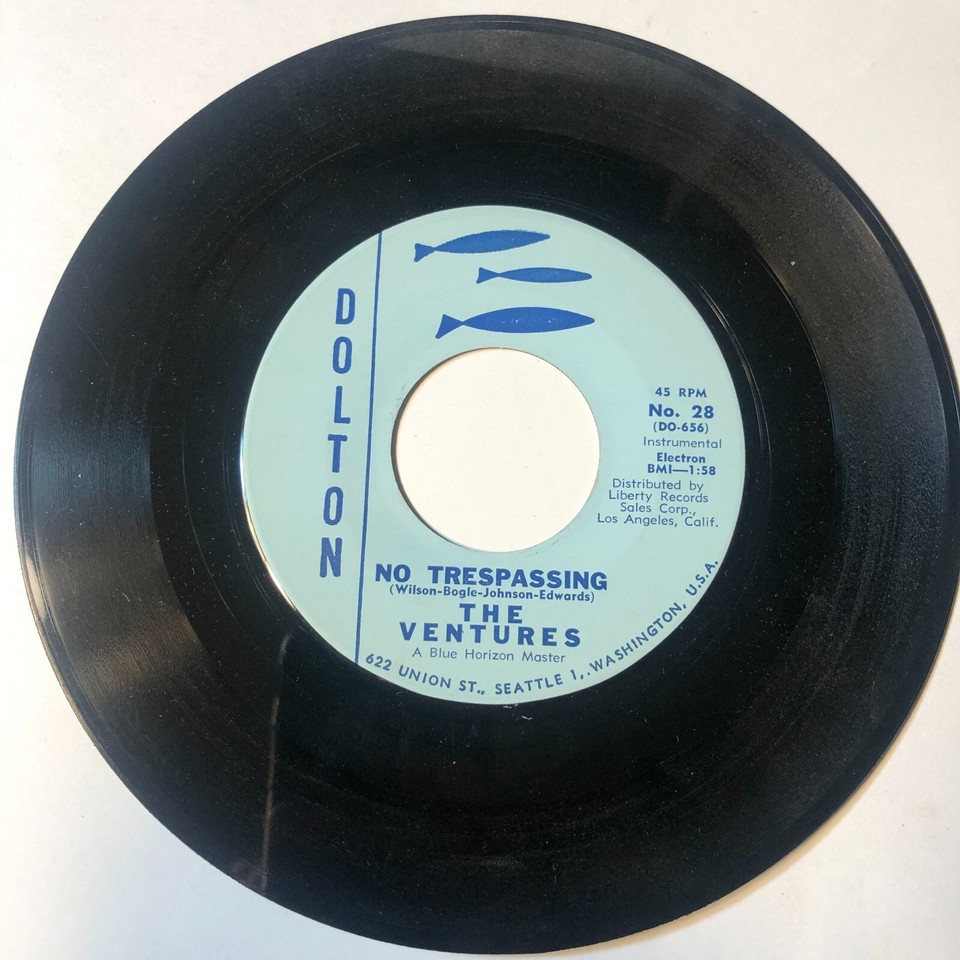 The Ventures 7" Record 45 & Picture Sleeve Perfida / No Trespassing | eBay