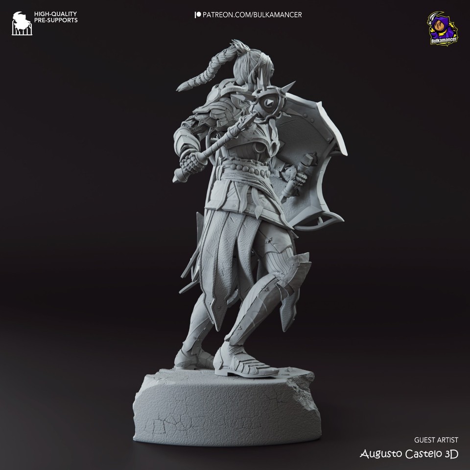 Shadowheart Baldur's Gate 3 Unpainted | Unassembled 3D printed Resin ...