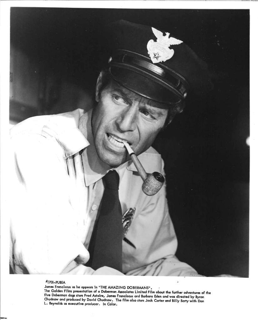 James Franciscus "THE AMAZING DOBERMANS" Celebrity Movie Photo | eBay