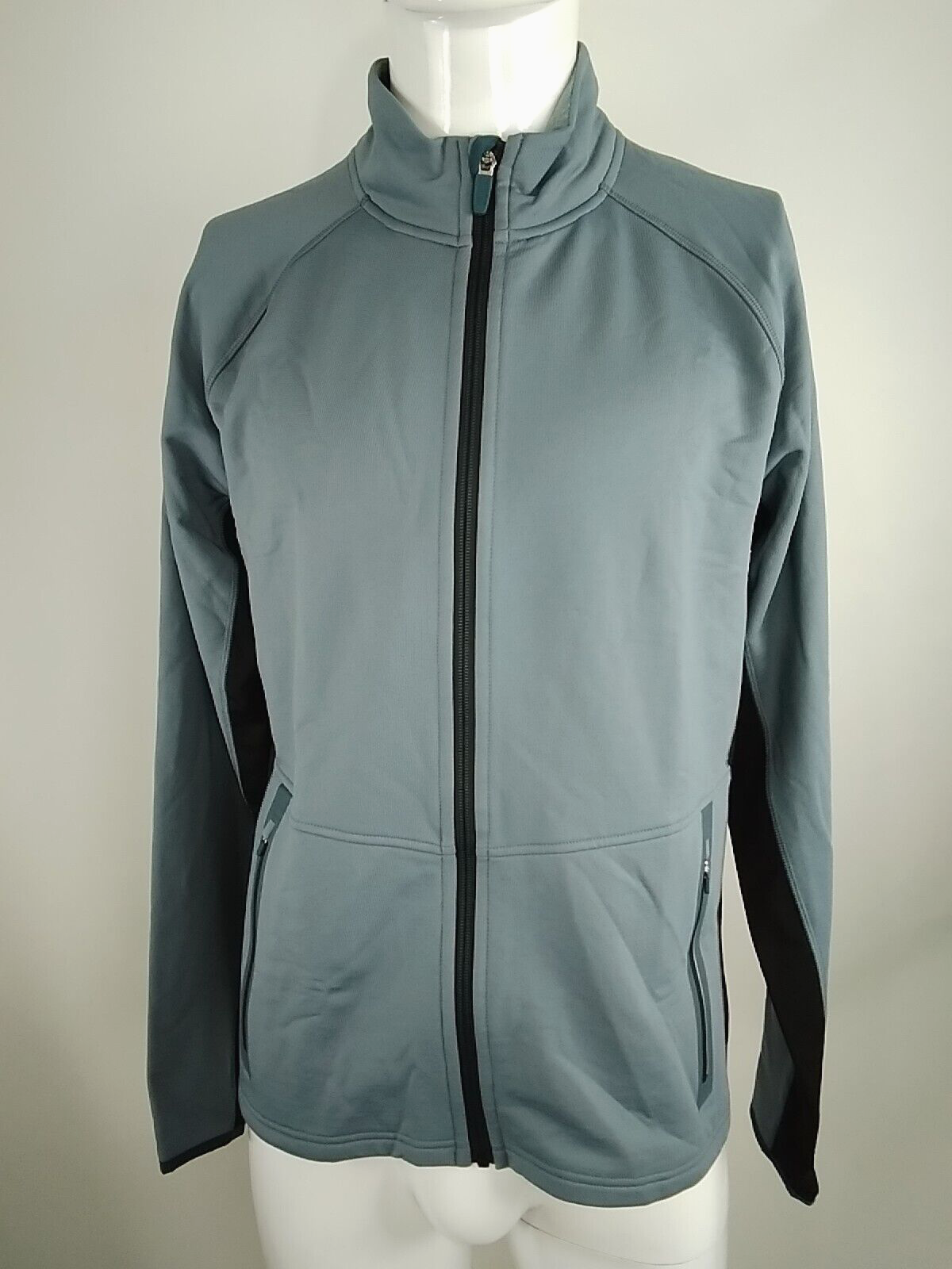 Smartwool Men Active Fleece Full Zip Jacket Pewter Blue Medium 02621 ...