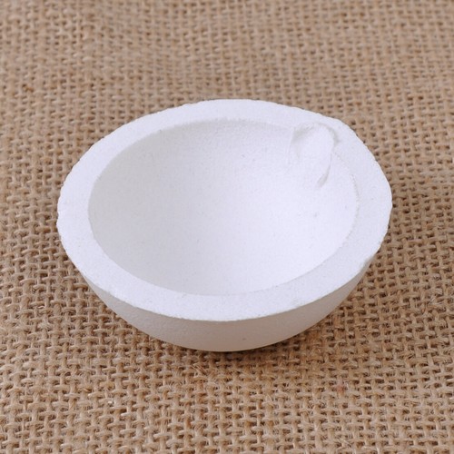 150 grams Quartz Silica Melting Crucible Dish Casting fr Gold Silver ...